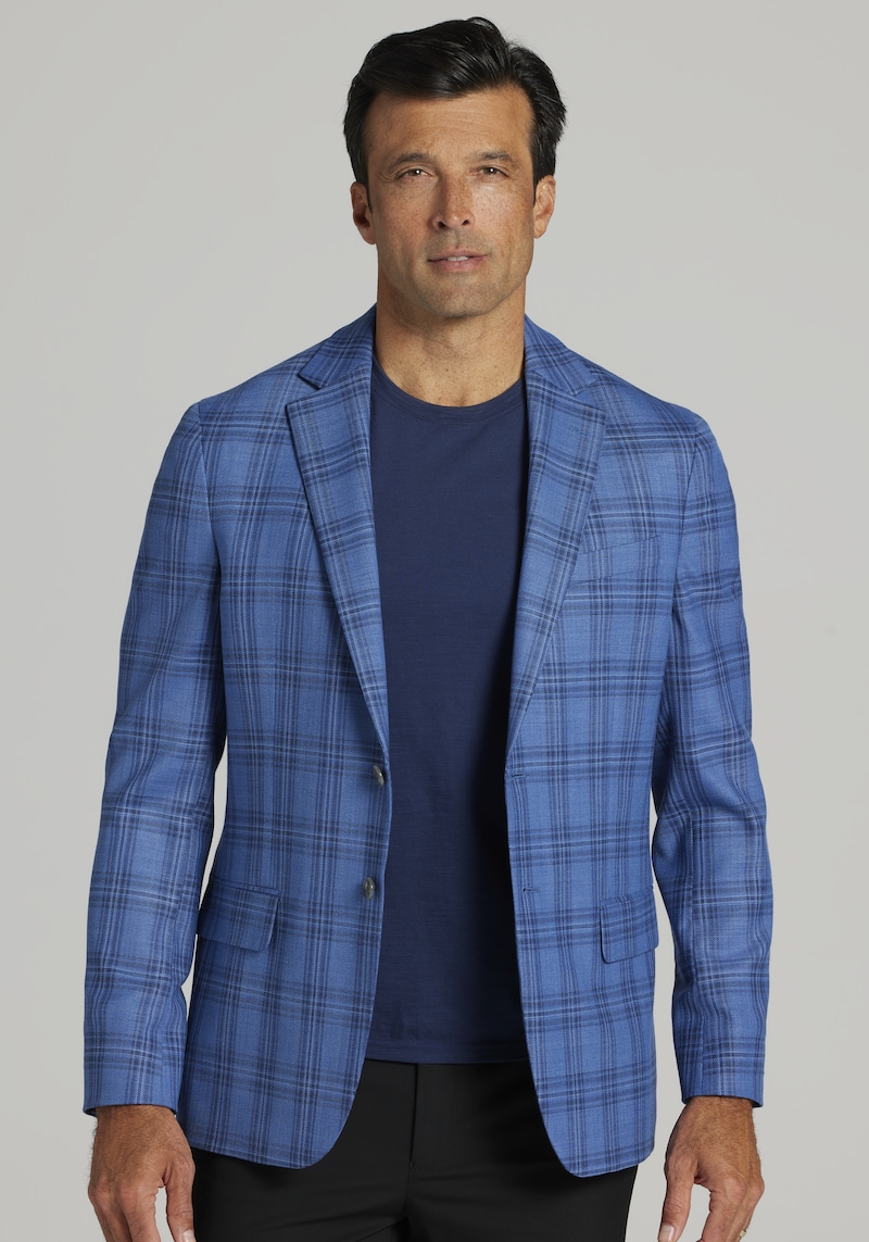 Click here for Mens Big & Tall Jos. A. Bank Tailored Fit Plaid Co... prices