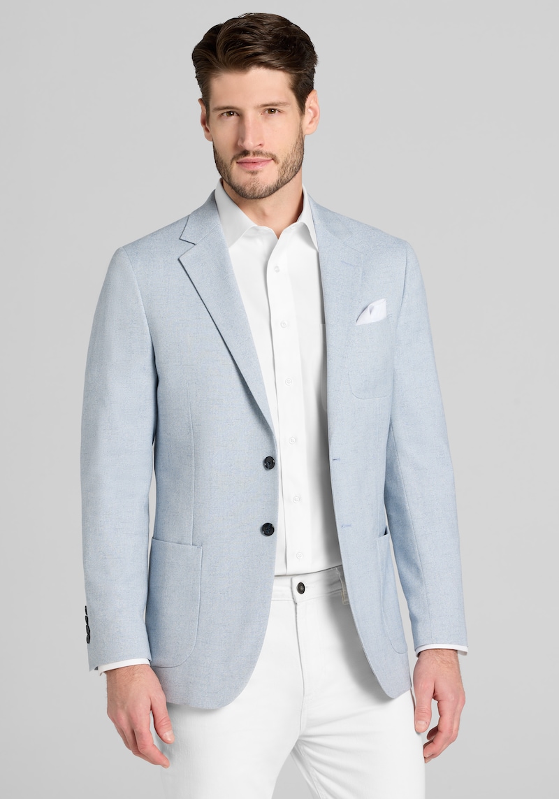 Click here for Mens Jos. A. Bank Slim Fit Comfort Stretch Herring... prices