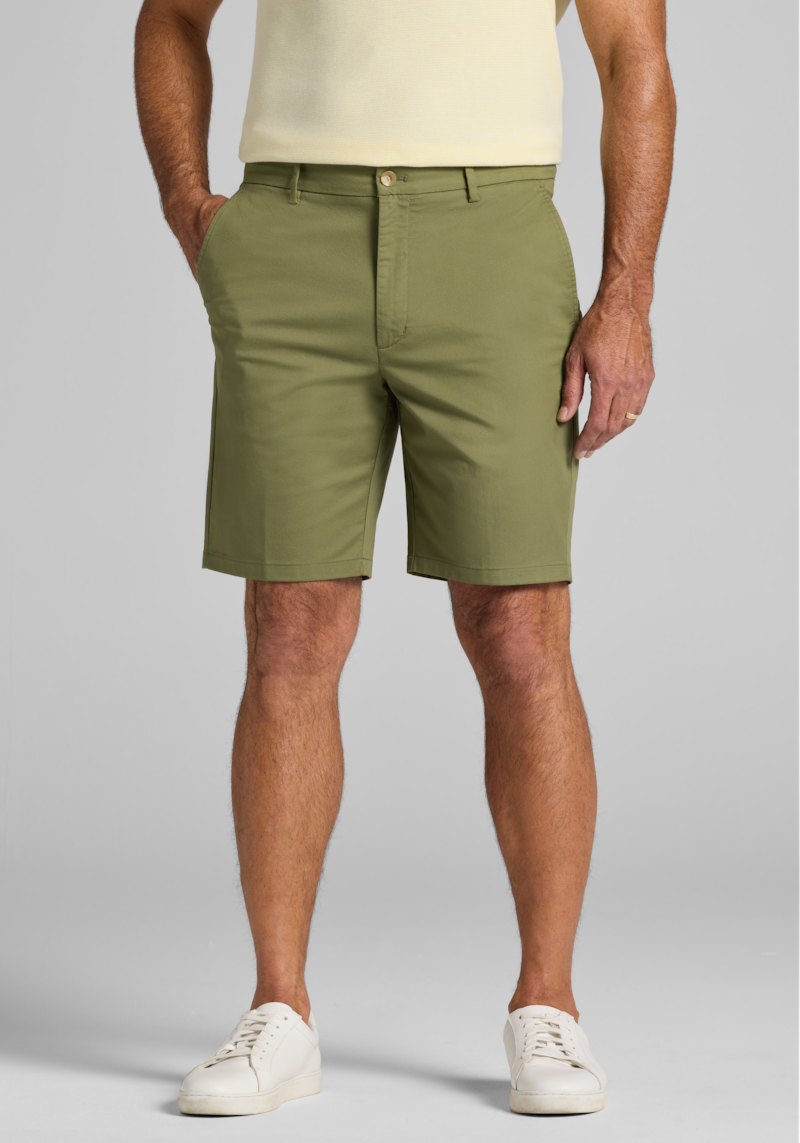 Click here for Mens Tailored Fit Stretch Twill Shorts at Jos. A.... prices