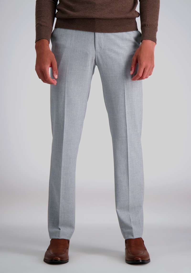 Click here for Mens Haggar Slim Fit 4-Way Stretch Flat Front Dres... prices