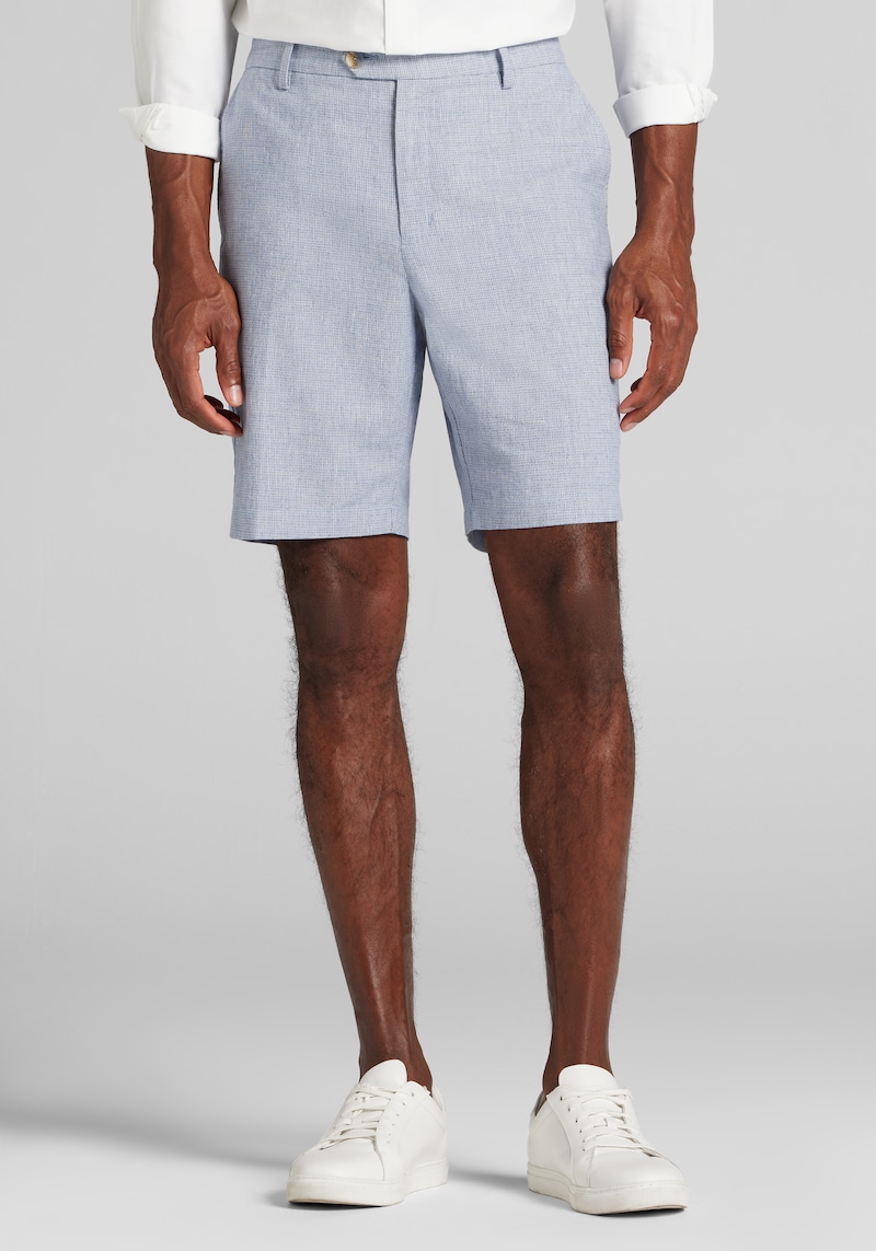 Click here for Mens Reserve Collection Tailored Fit Basketweave L... prices