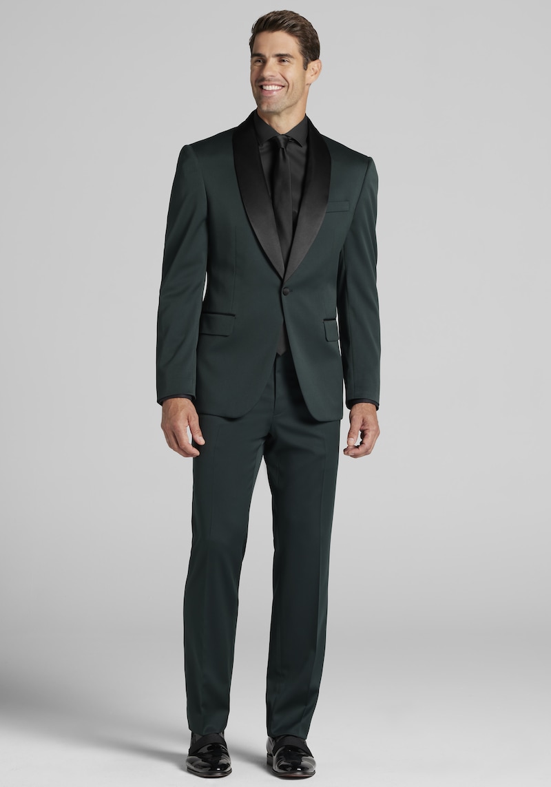 Click here for Mens Jos. A. Bank Comfort Stretch Tailored Fit Gre... prices