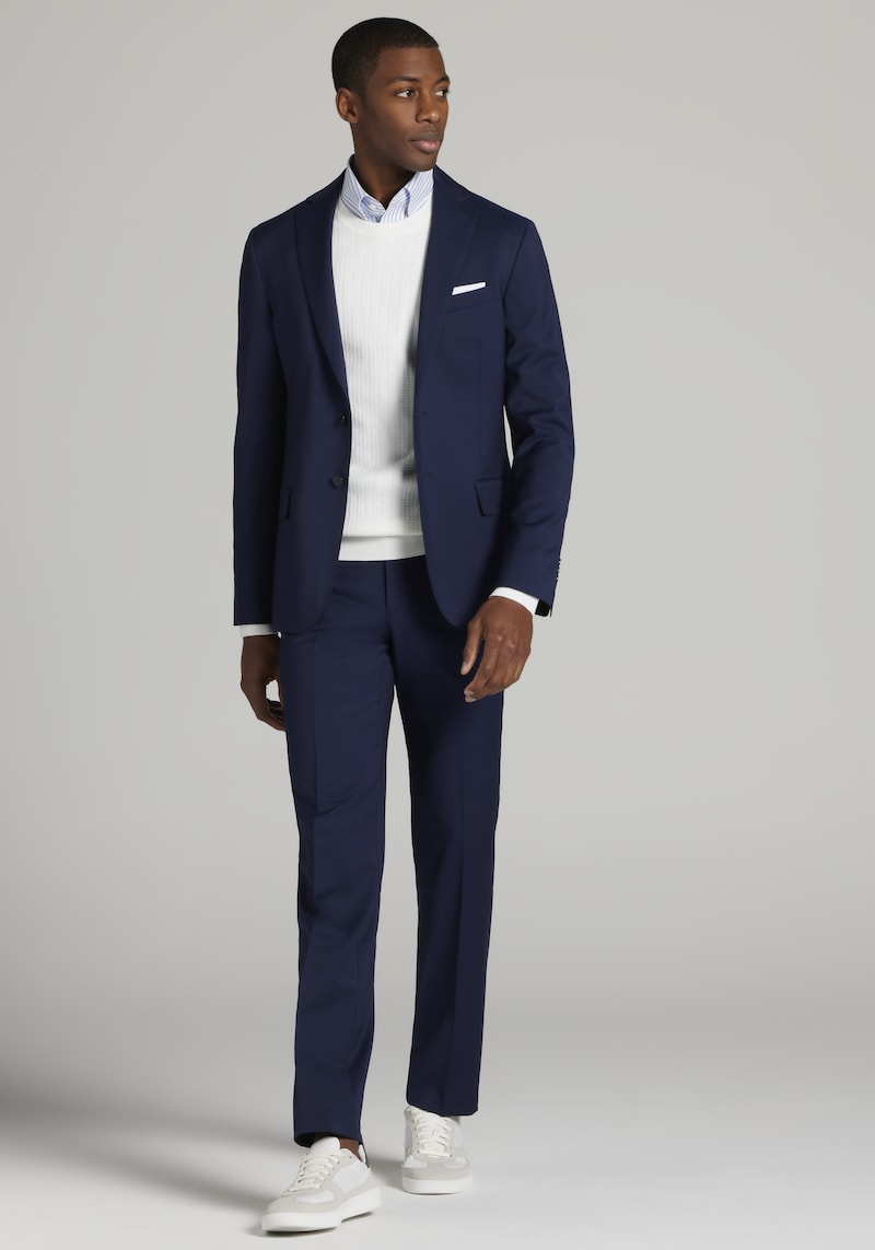 Click here for Mens Traveler Collection Slim Fit 100 Italian Wool... prices
