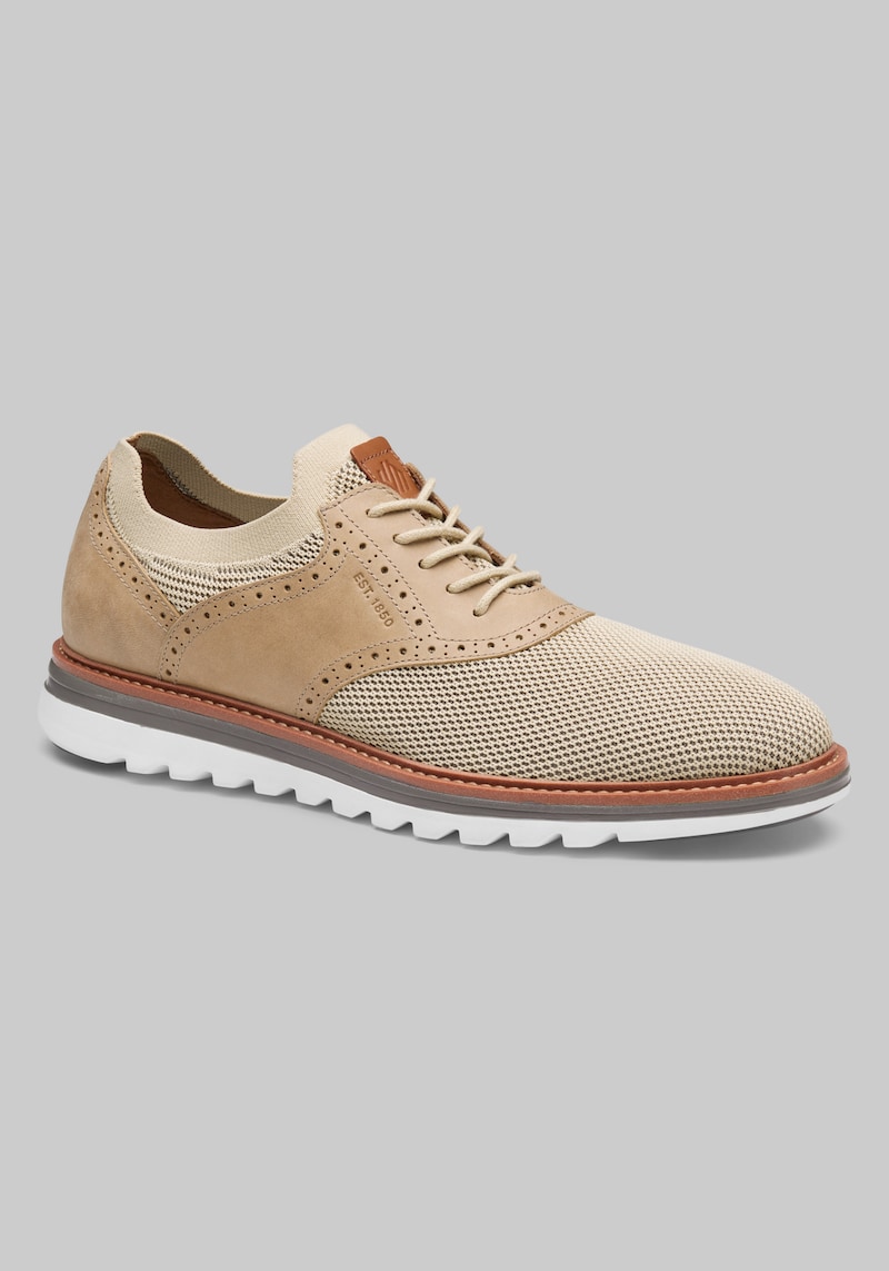 Click here for Johnston & Murphy Mens Braxton Knit Saddle Sneaker... prices