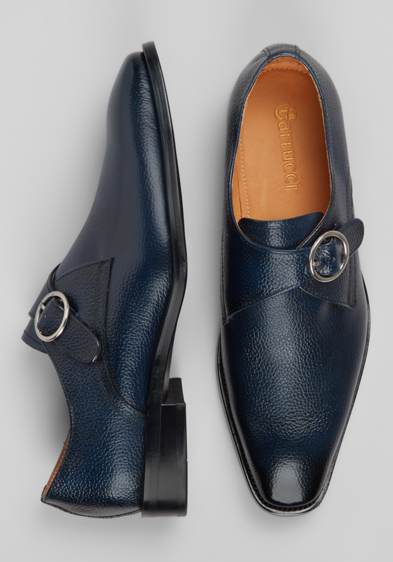 Click here for Carrucci Mens Monk Strap Plain Toe Dress Shoes at... prices