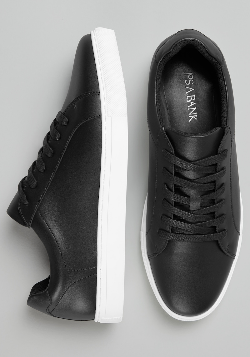 Click here for Mens Jos. A. Bank Classic Leather Sneakers at Jos.... prices