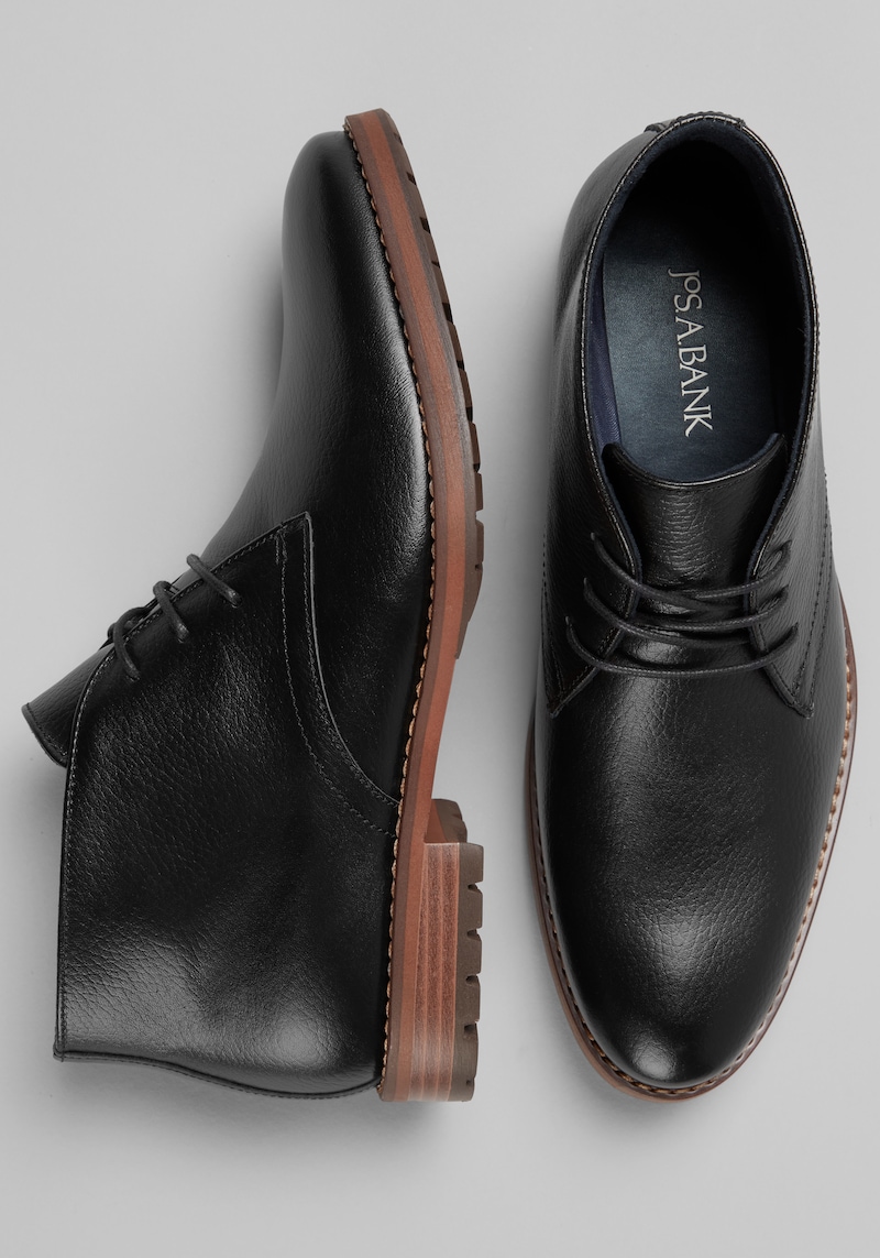 Click here for Mens Jos. A. Bank Pebbled Leather Chukka Boots at... prices