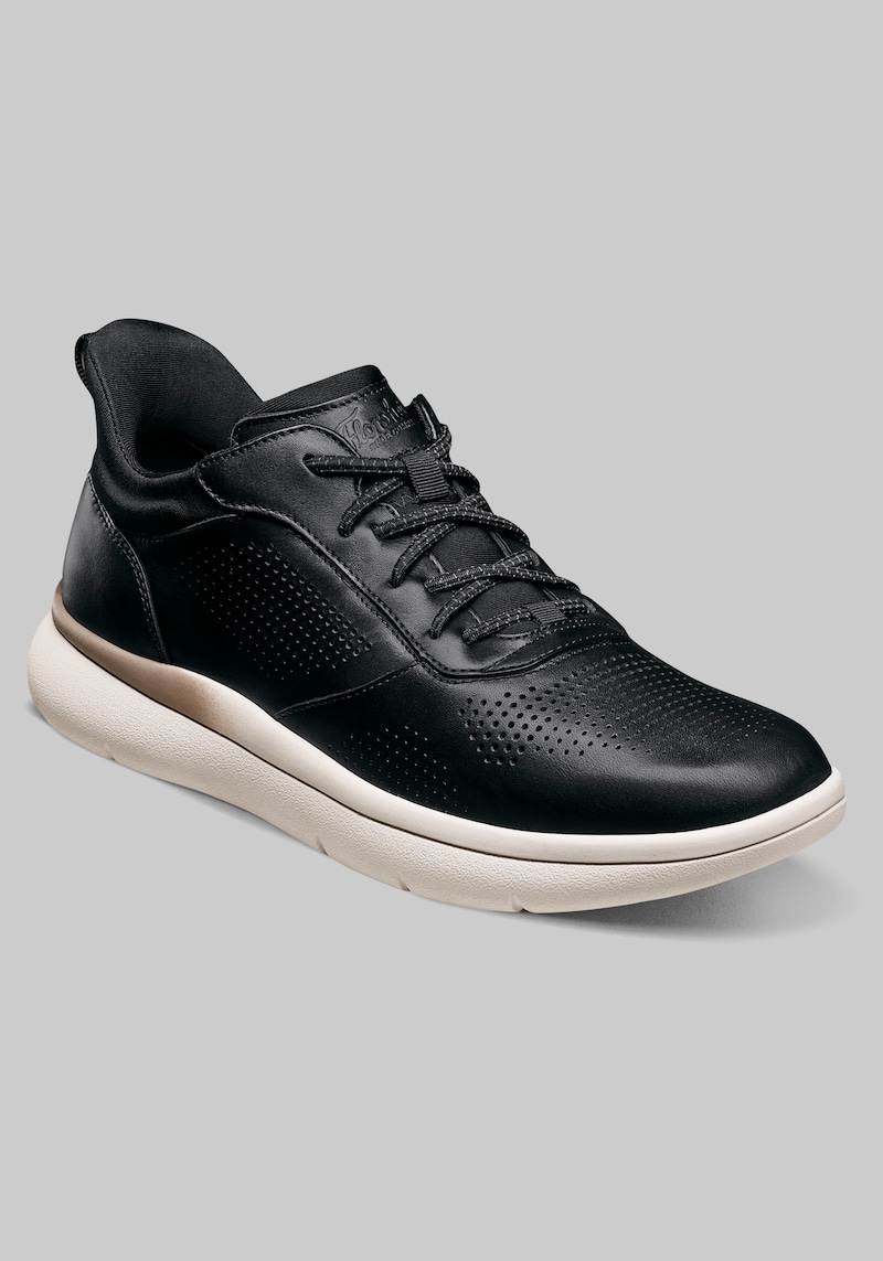 Click here for Florsheim Mens Fleet Perforated Toe Elastic Lace S... prices