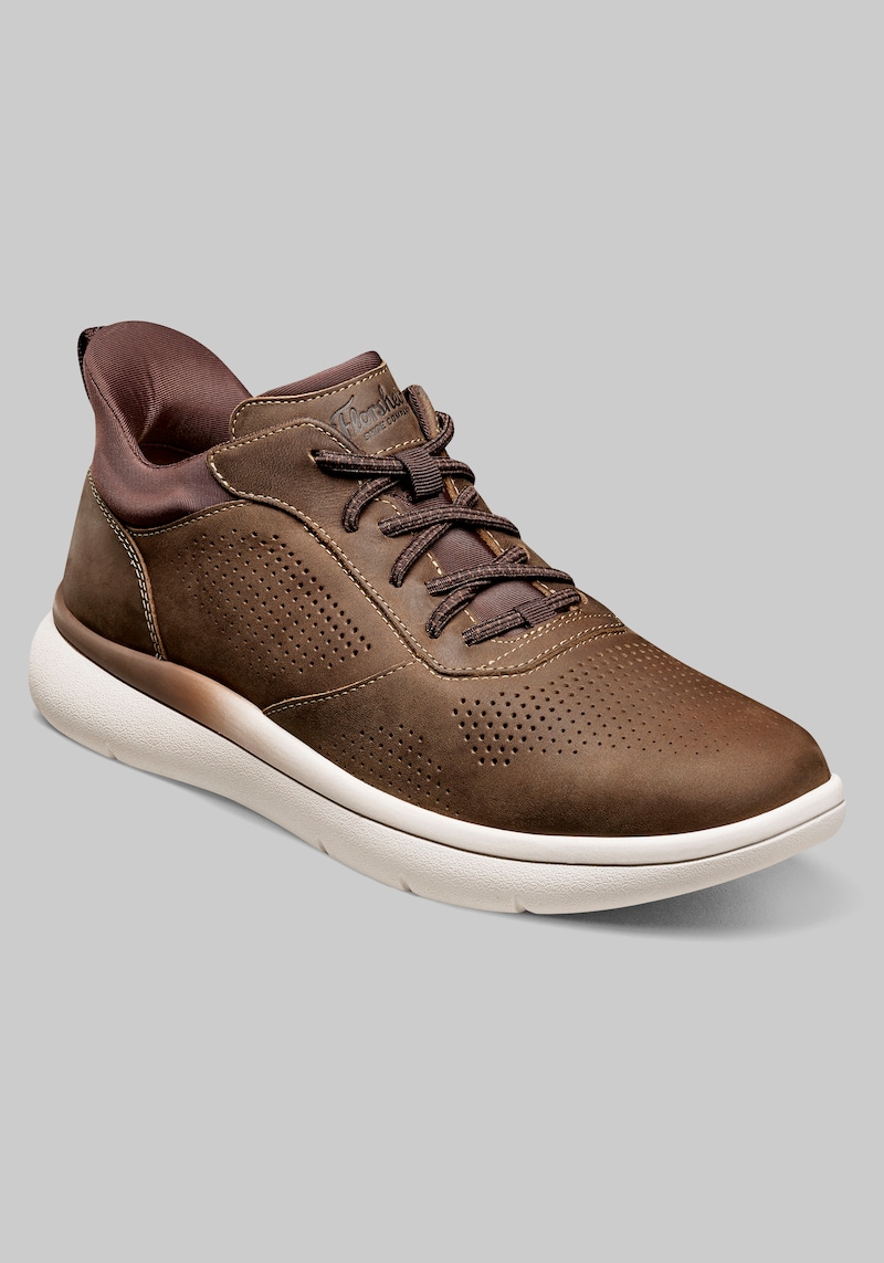 Click here for Florsheim Mens Fleet Perforated Toe Elastic Lace S... prices