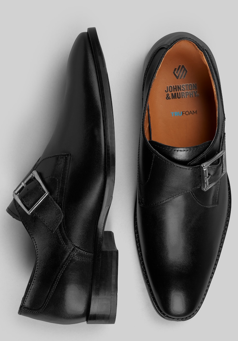 Click here for Johnston & Murphy Mens Richland Monk Strap Shoes a... prices