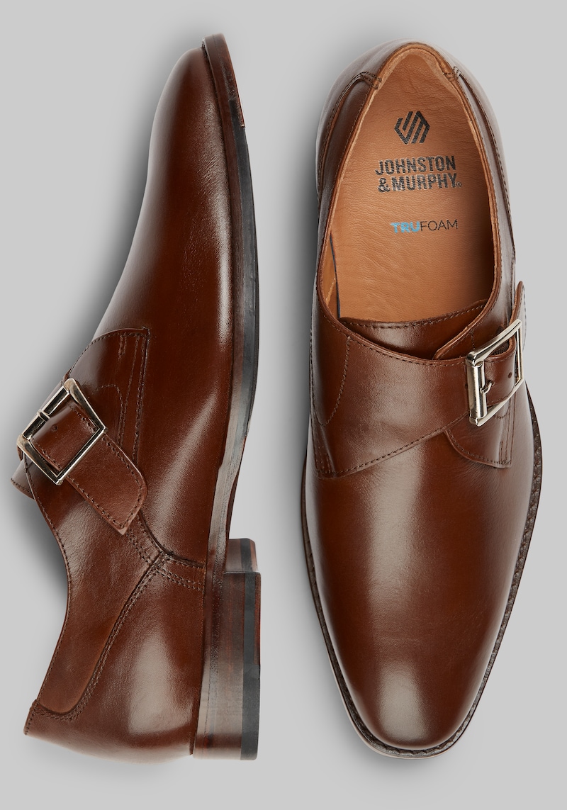 Click here for Johnston & Murphy Mens Richland Monk Strap Shoes a... prices