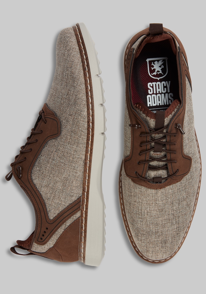 Click here for Stacy Adams Mens Scanlan Plain Toe Elastic Lace-Up... prices