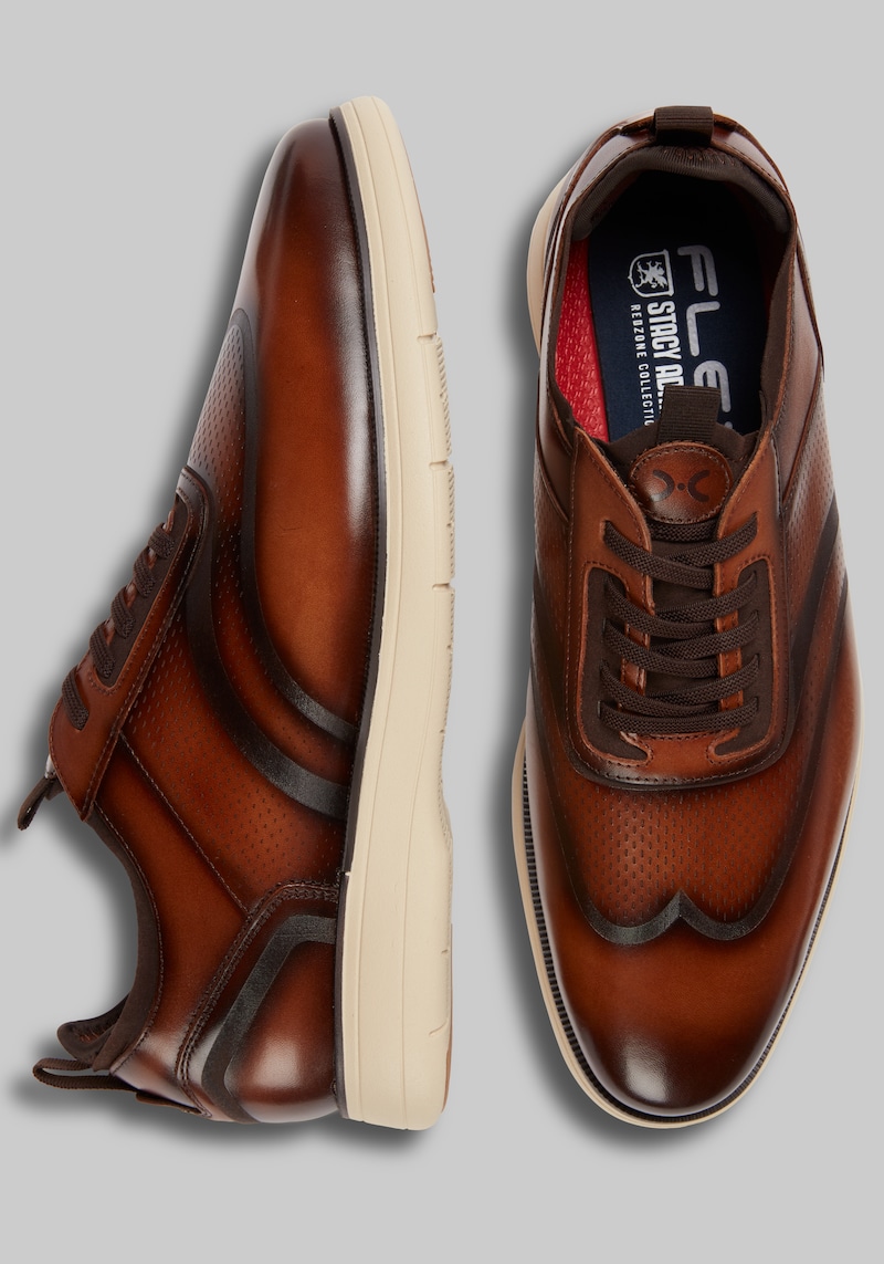 Click here for Stacy Adams Mens Edgewood Elastic Lace Wingtips at... prices