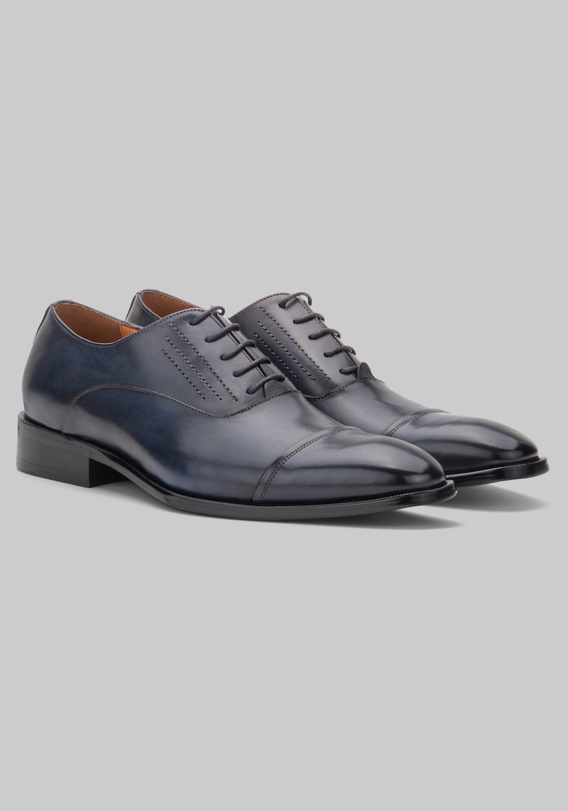 Click here for Vintage Foundry Mens Pence Cap Toe Oxfords at Jos.... prices