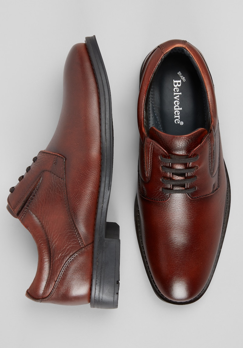 Click here for Belvedere Mens Cruz Plain Toe Dress Shoes at Jos.... prices