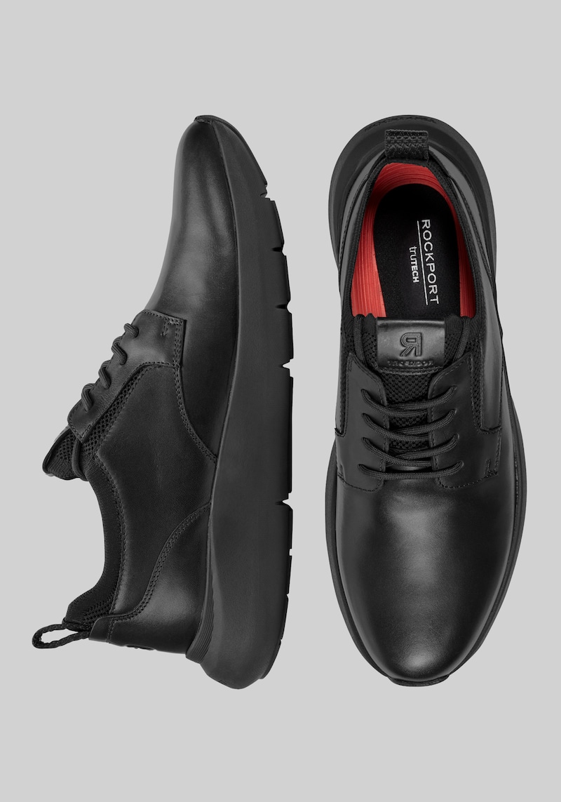 Click here for Rockport Mens Jonston Lace-Up Round Toe Casual Sne... prices