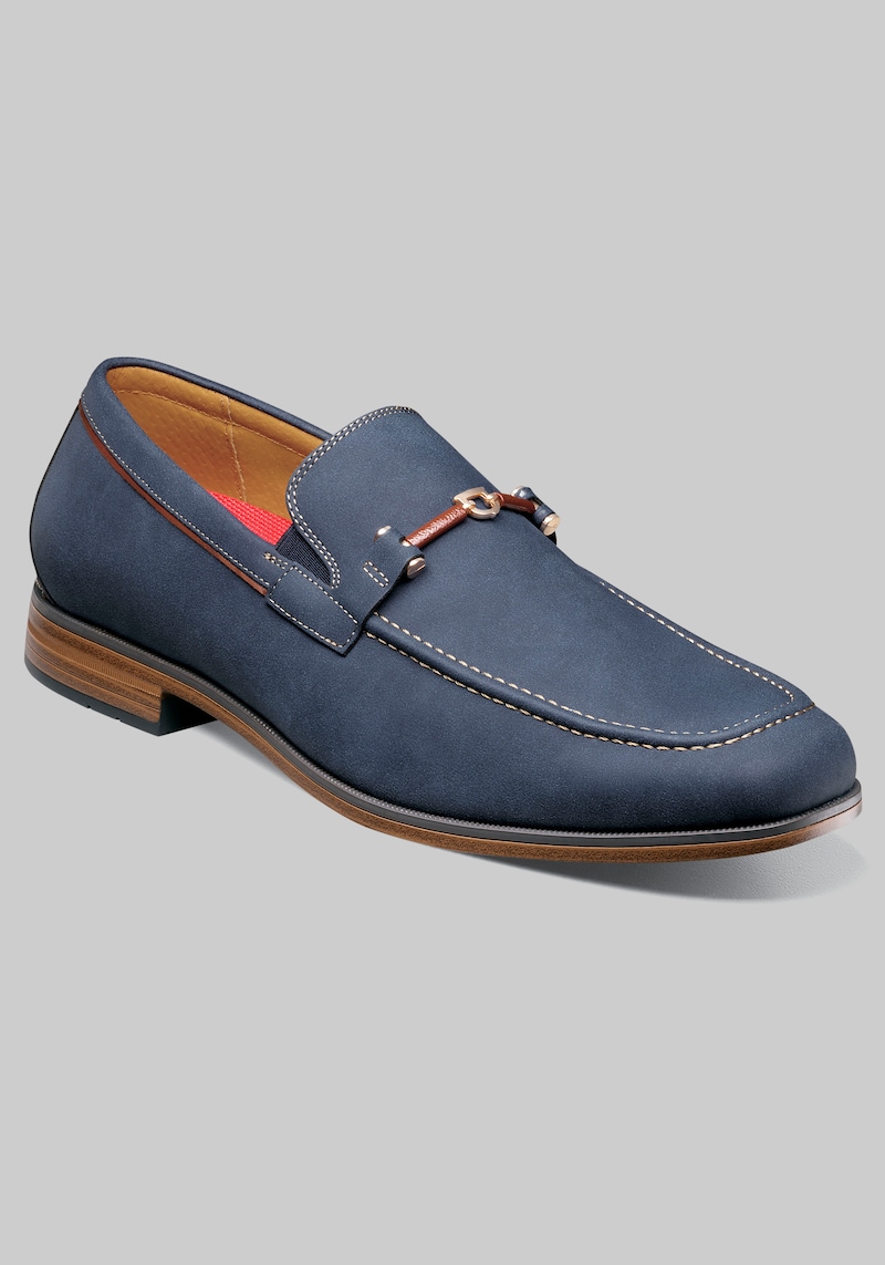 Click here for Stacy Adams Mens Richardson Moc Toe Bit Loafers at... prices