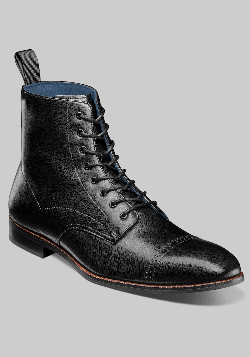 Click here for Stacy Adams Mens Henry Cap Toe Lace Boots at Jos.... prices
