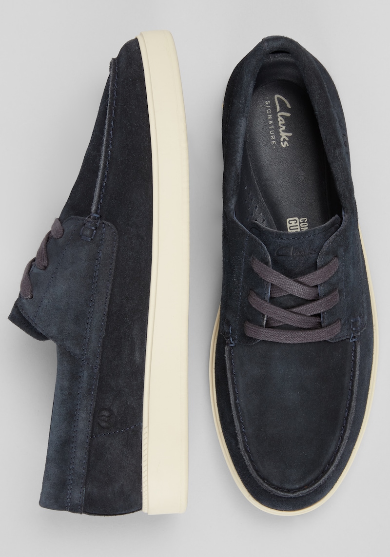 Click here for Clarks Mens Lockford Suede Boat Shoes at Jos. A. B... prices