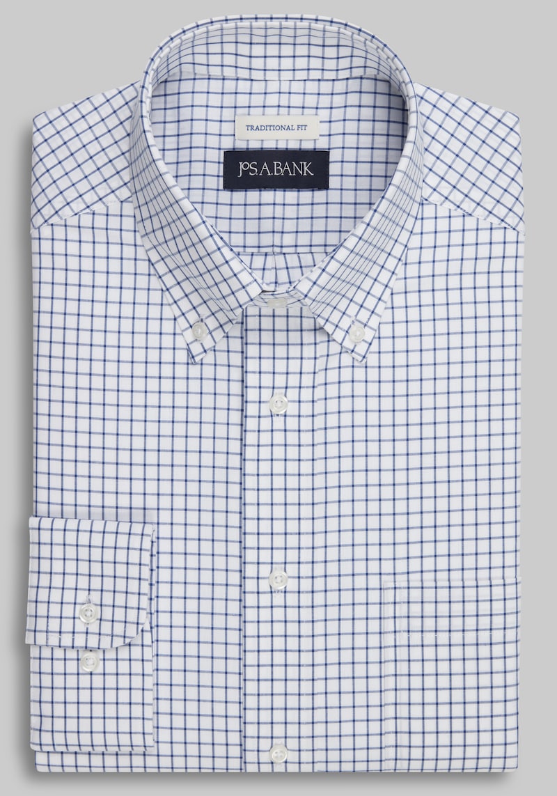 Click here for Mens Big & Tall Jos. A. Bank Traditional Fit Windo... prices