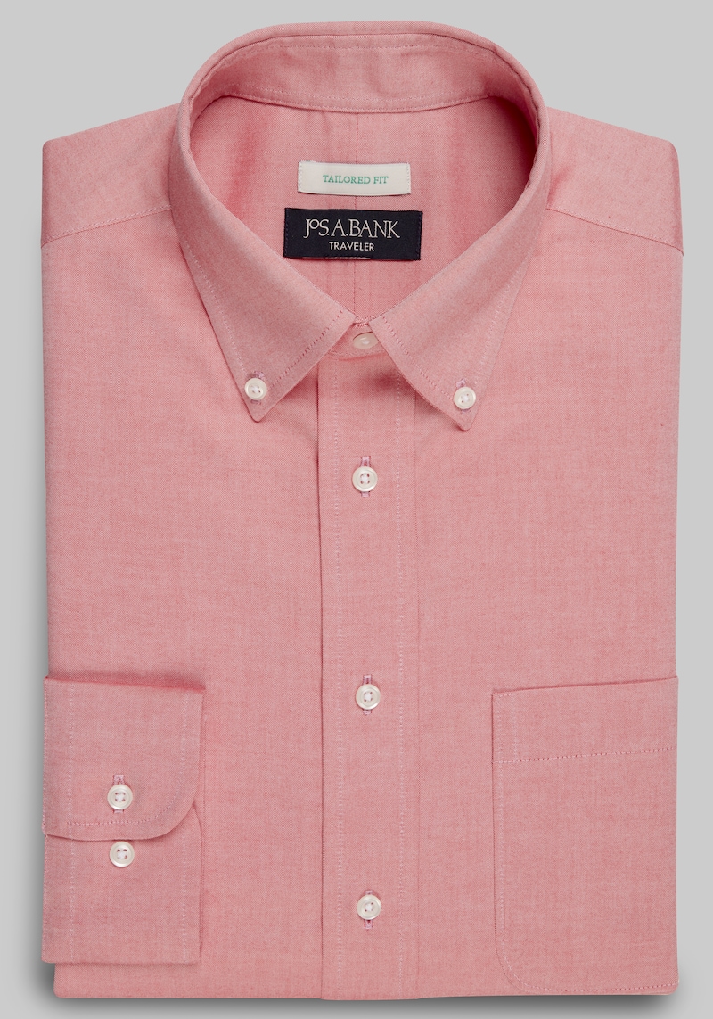 Click here for Mens Traveler Collection Tailored Fit Button-Down... prices