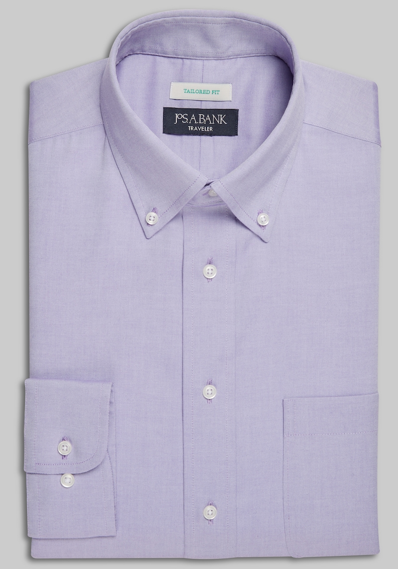 Click here for Mens Traveler Collection Tailored Fit Button-Down... prices
