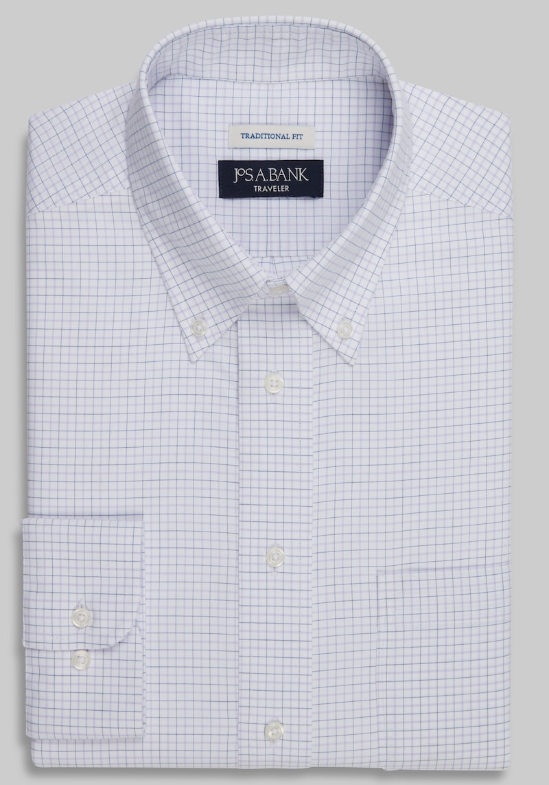 Click here for Mens Traveler Collection Traditional Fit Button-Do... prices