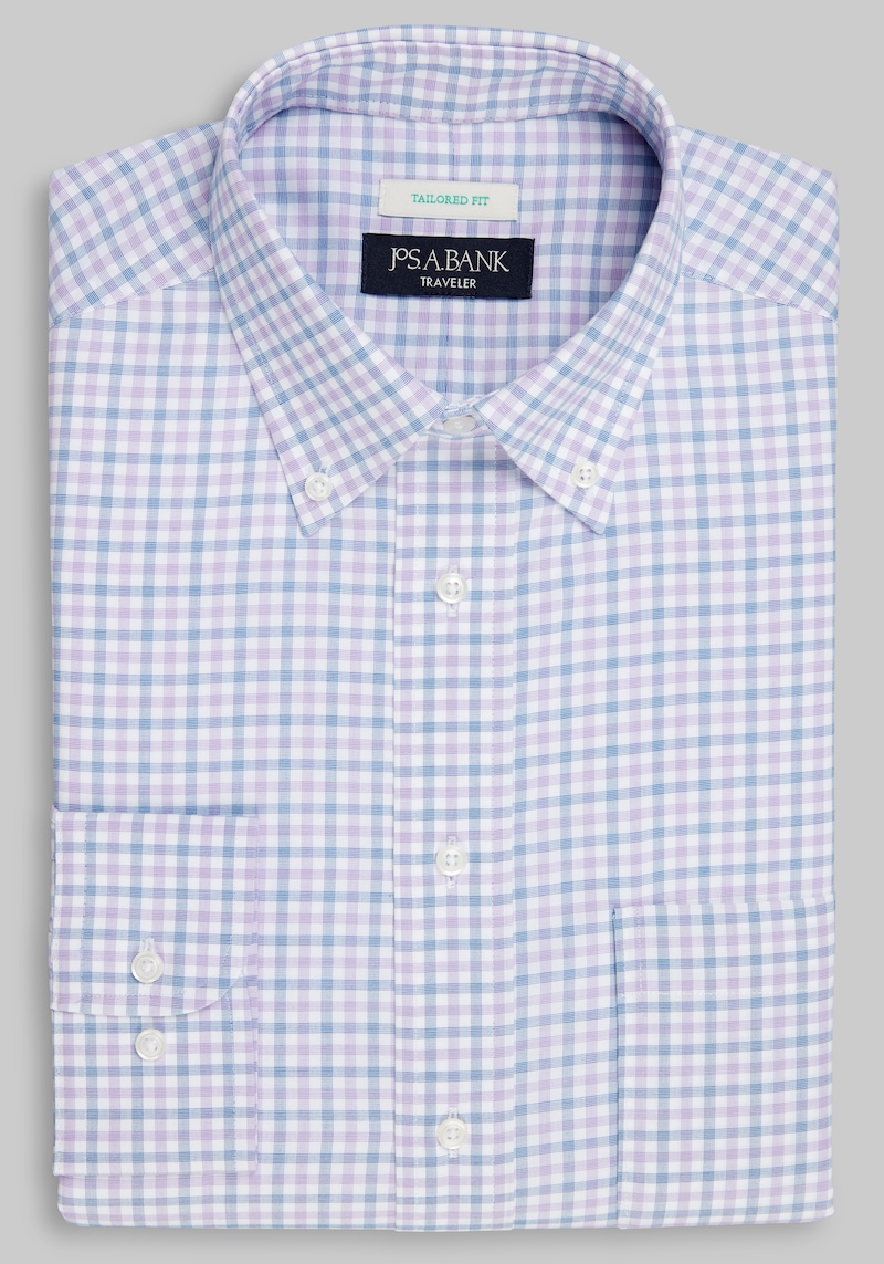 Click here for Mens Traveler® Collection Tailored Fit Button-Down... prices