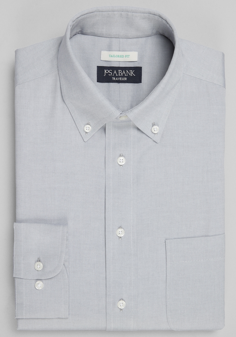 Click here for Mens Traveler® Collection Tailored Fit Button-Down... prices