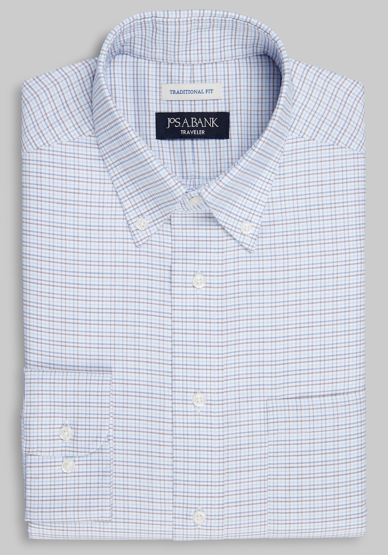 Click here for Mens Traveler® Collection Traditional Fit Button-D... prices