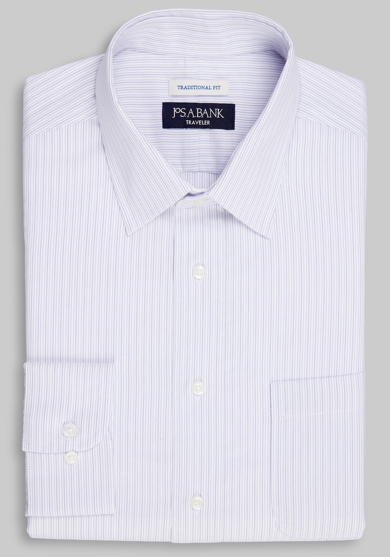 Click here for Mens Traveler Collection Traditional Fit Point Col... prices