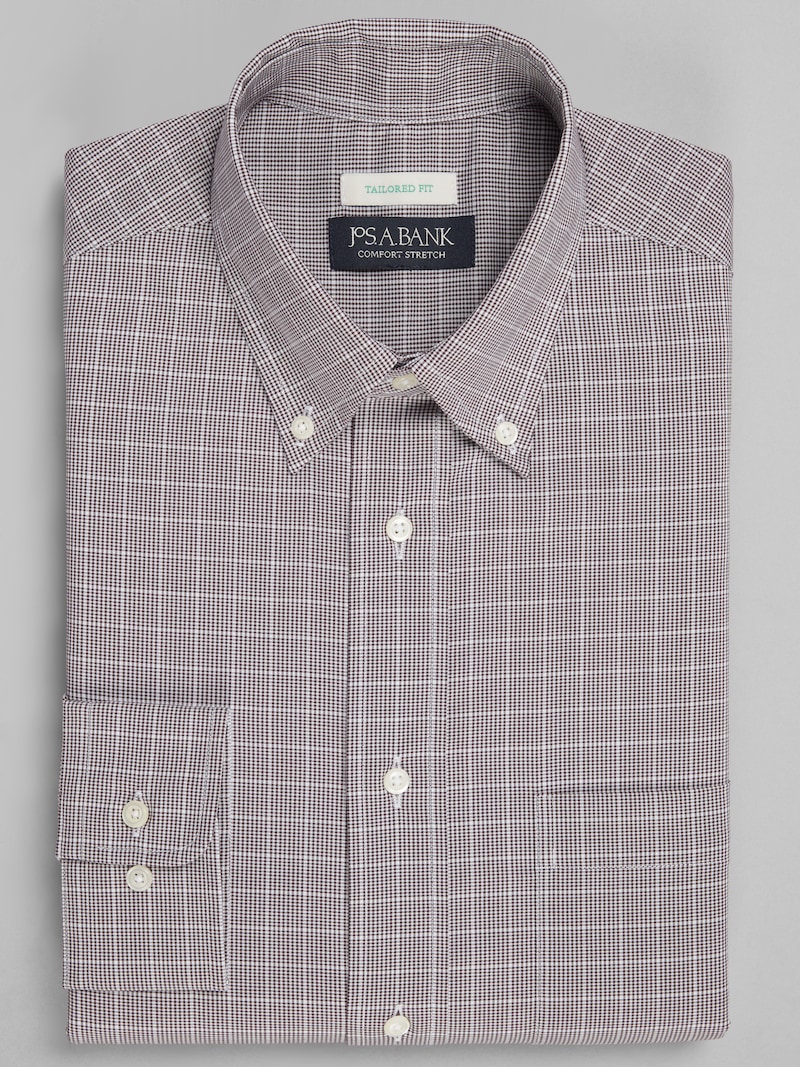 Click here for Mens Jos. A. Bank Tailored Fit Button-Down Collar... prices