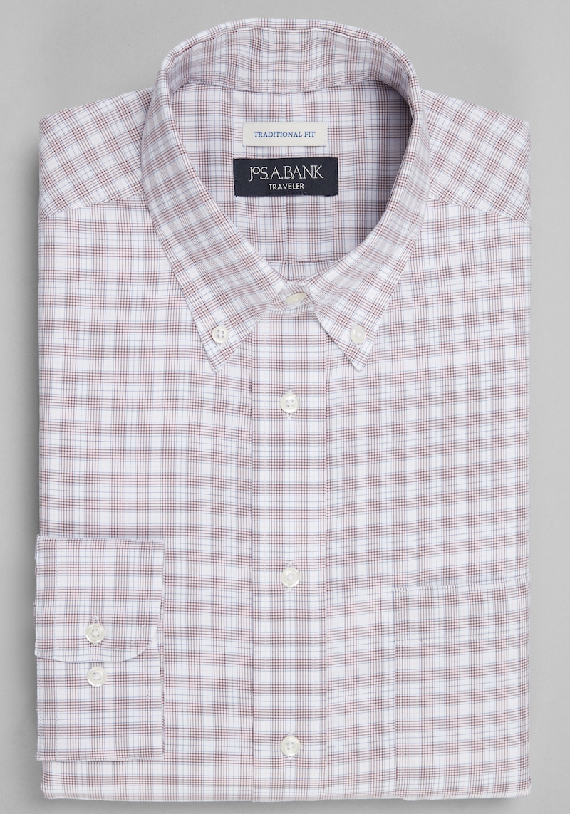 Click here for Mens Traveler® Collection Traditional Fit Button-D... prices