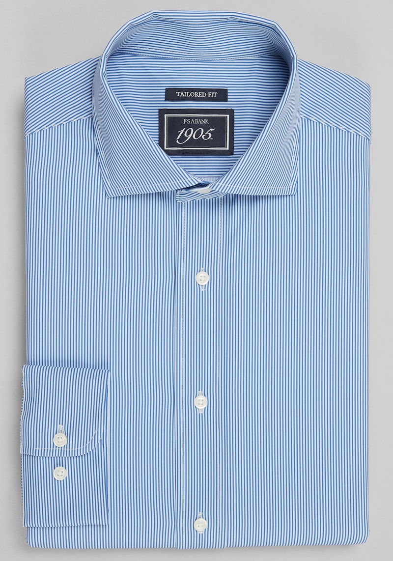 Click here for Mens 1905 Collection Tailored Fit Stripe 4-Way Str... prices