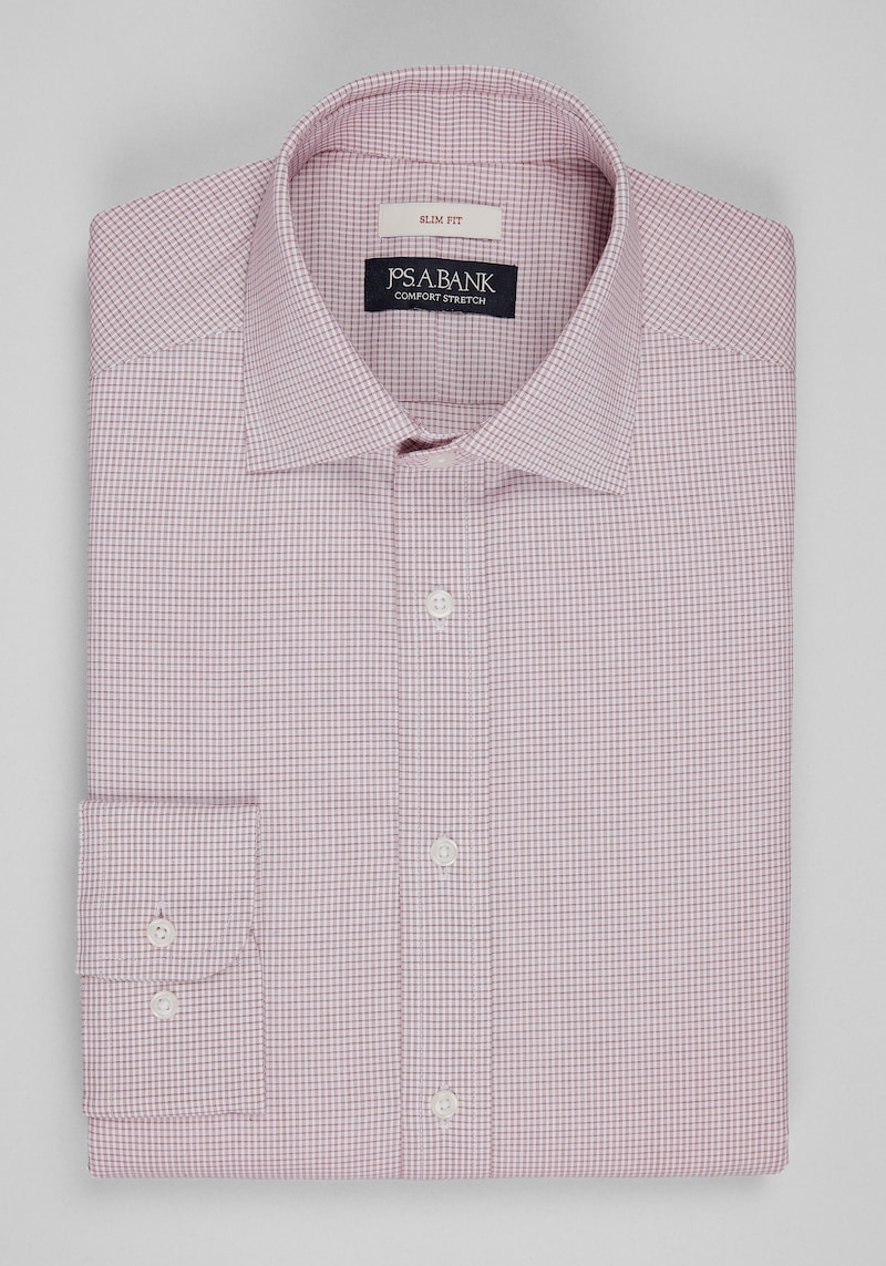 Click here for Mens Traveler® Collection Slim Fit Tiny Grid Dress... prices