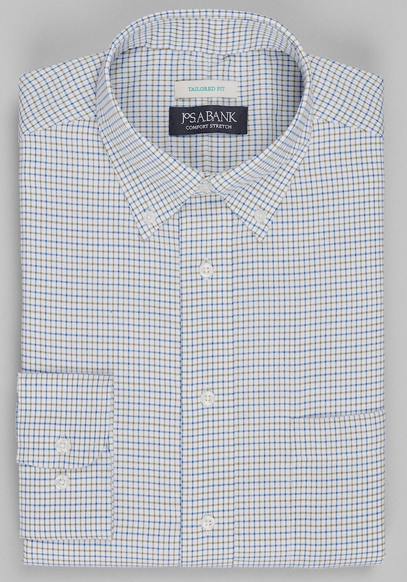 Click here for Mens Big & Tall Jos. A. Bank Tailored Fit Tattersa... prices