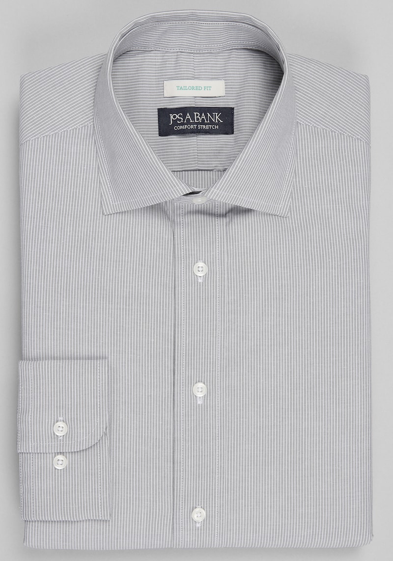 Click here for Mens Jos. A. Bank Tailored Fit Fine Stripe Dress S... prices