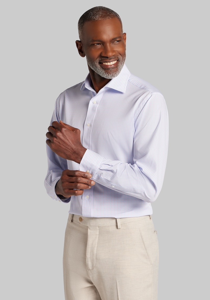 Click here for Mens 1905 Collection Tailored Fit Spread Collar Gr... prices