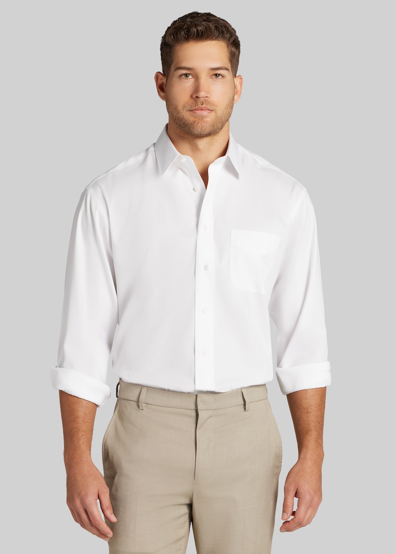 Click here for Mens Traveler® Collection Traditional Fit Point Co... prices