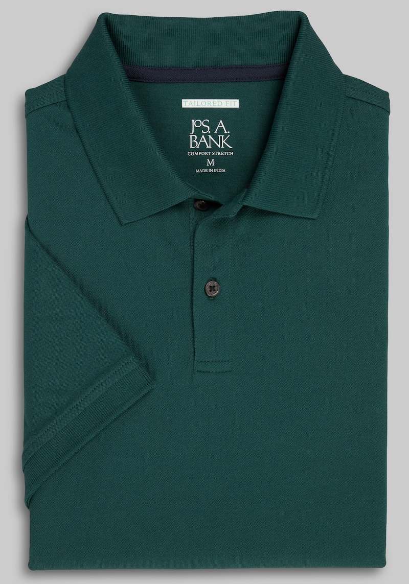 Click here for Mens Jos. A. Bank Tailored Fit Comfort Stretch Piq... prices