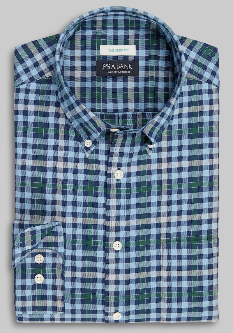 Click here for Mens Big & Tall Jos. A. Bank Tailored Fit Large Pi... prices