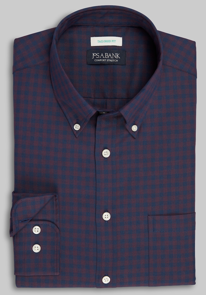 Click here for Mens Big & Tall Jos. A. Bank Tailored Fit Gingham... prices
