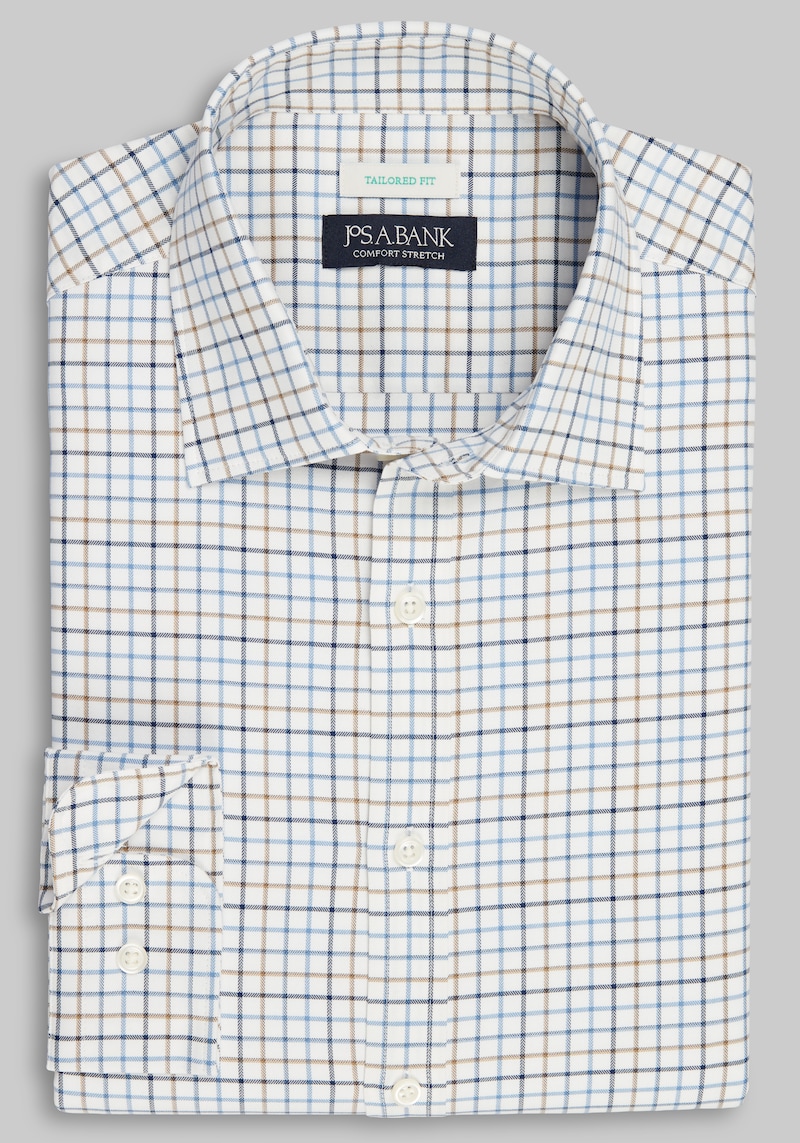 Click here for Mens Big & Tall Jos. A. Bank Tailored Fit Chevron... prices
