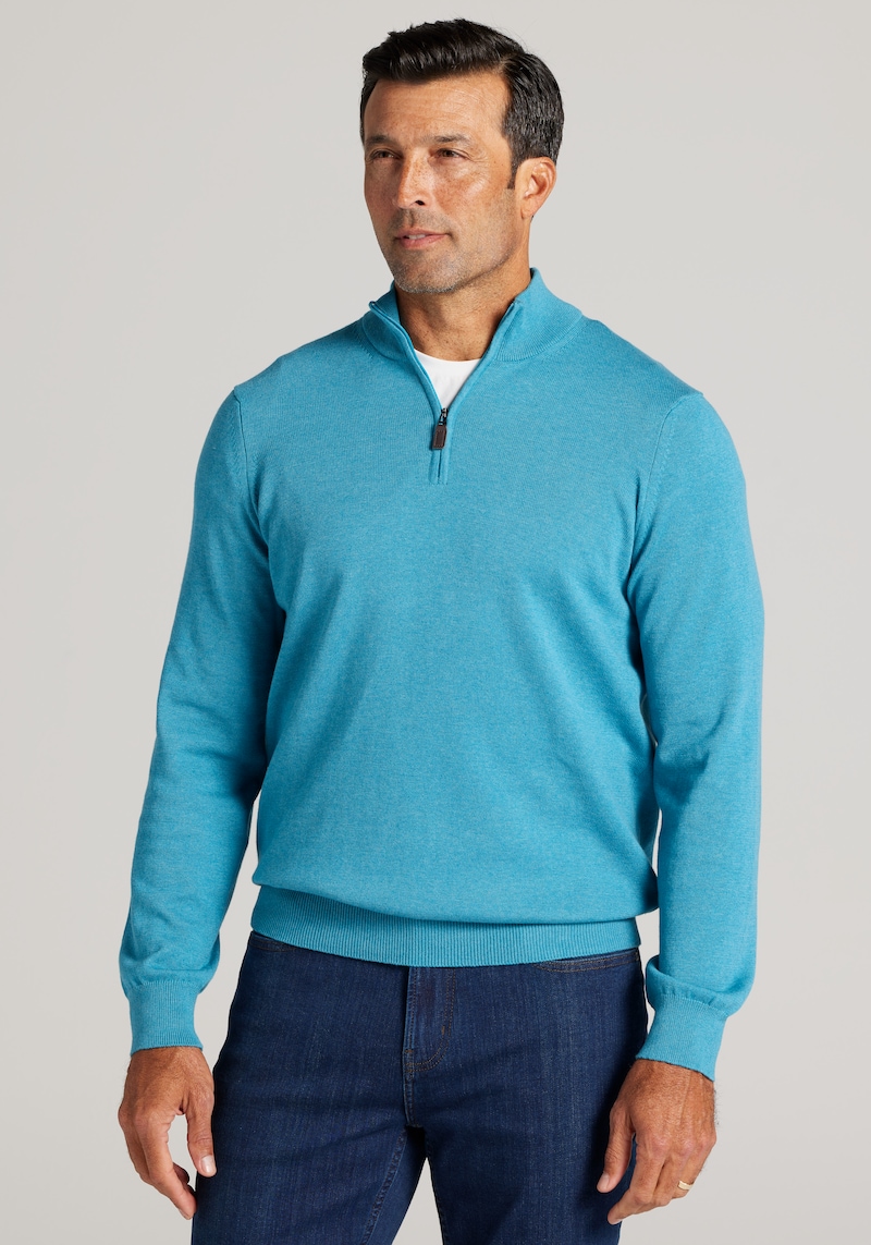Click here for Mens Jos. A. Bank Tailored Fit Pima Cotton 1/4 Zip... prices