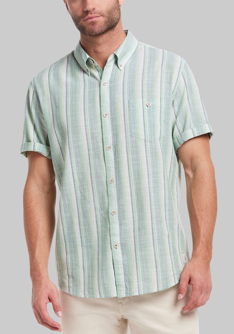 Click here for Mens Weatherproof Vintage Striped Country Twill Bu... prices
