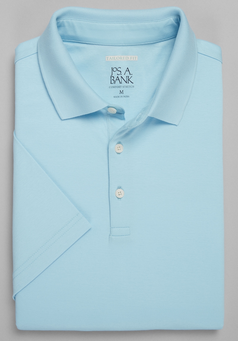 Click here for Mens Jos. A. Bank Tailored Fit Interlock Polo Shir... prices