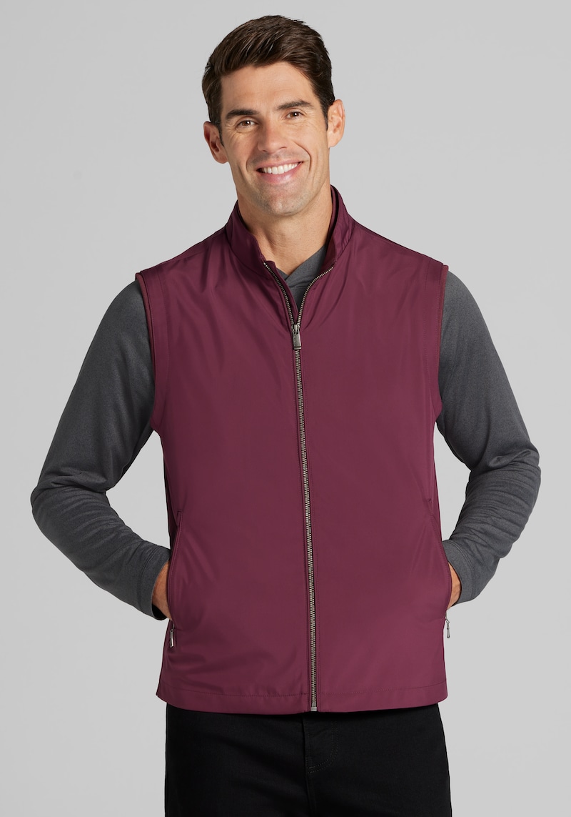 Click here for Mens Traveler Collection Tailored Fit Tech Golf Ve... prices