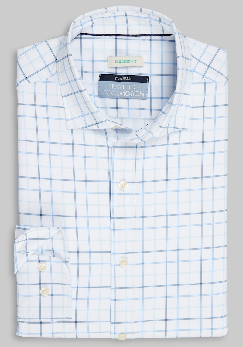 Click here for Mens Traveler Collection Tailored Fit Large Plaid... prices