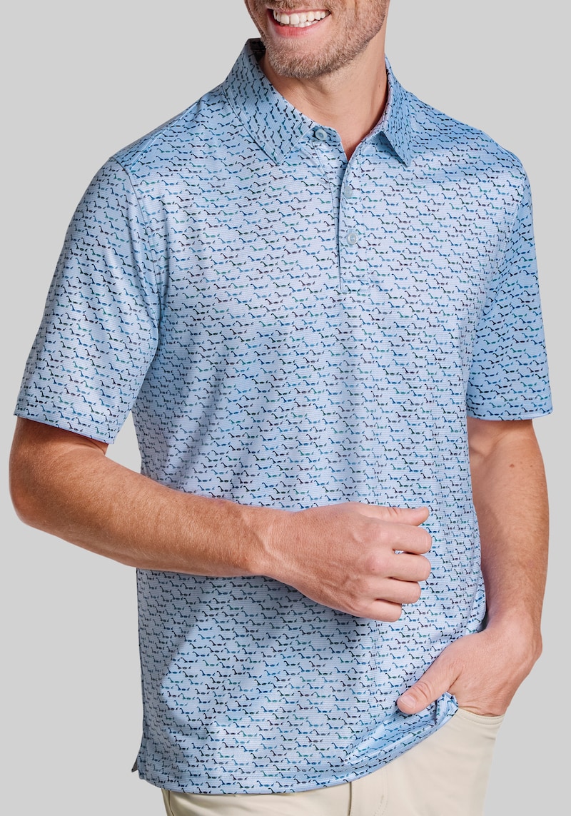 Click here for Mens Johnston & Murphy Tailored Fit Abstract Print... prices