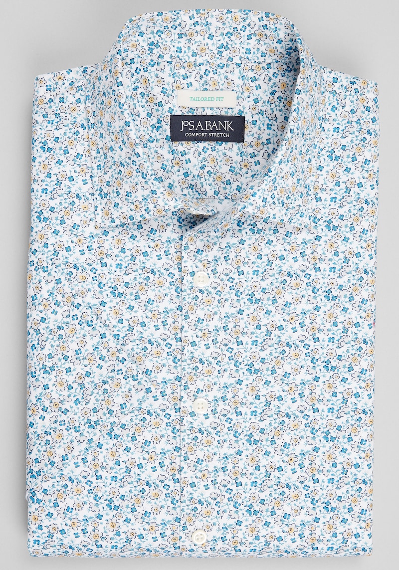 Click here for Mens Big & Tall Jos. A. Bank Tailored Fit Poppy Fl... prices